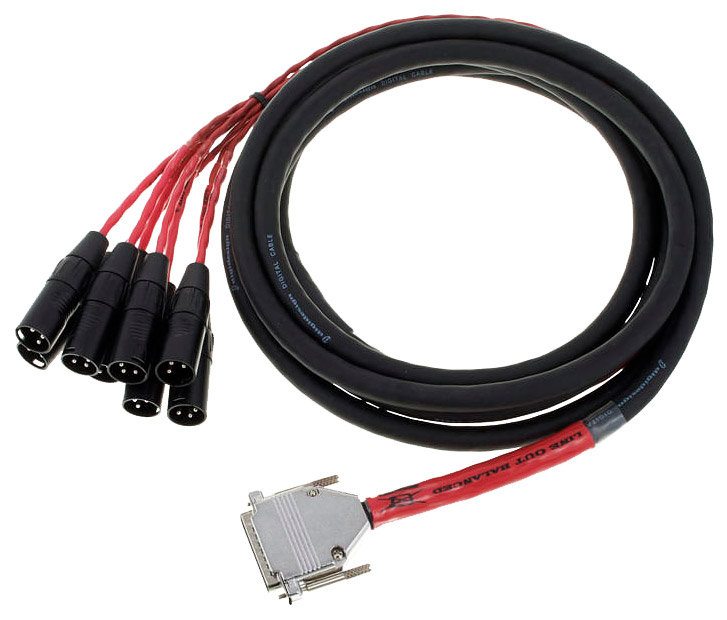 AVID HD DigiSnake 12' (3.6m) DB25-XLRM - Multipaire SonoVente.com