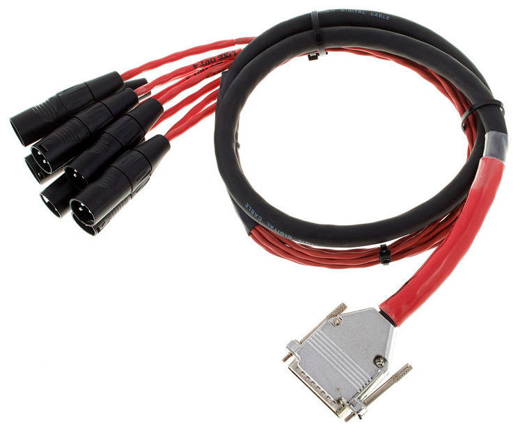AVID HD DigiSnake 4' (1.2m) DB25-XLRM - Multipaire SonoVente.com