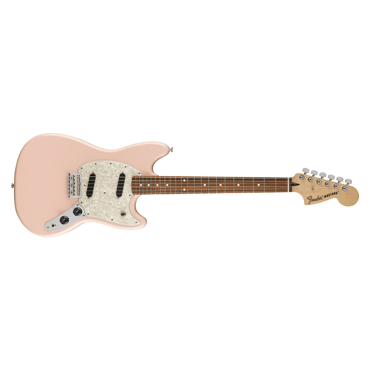 Fender Mustang Shell Pink - Guitare vintage SonoVente.com