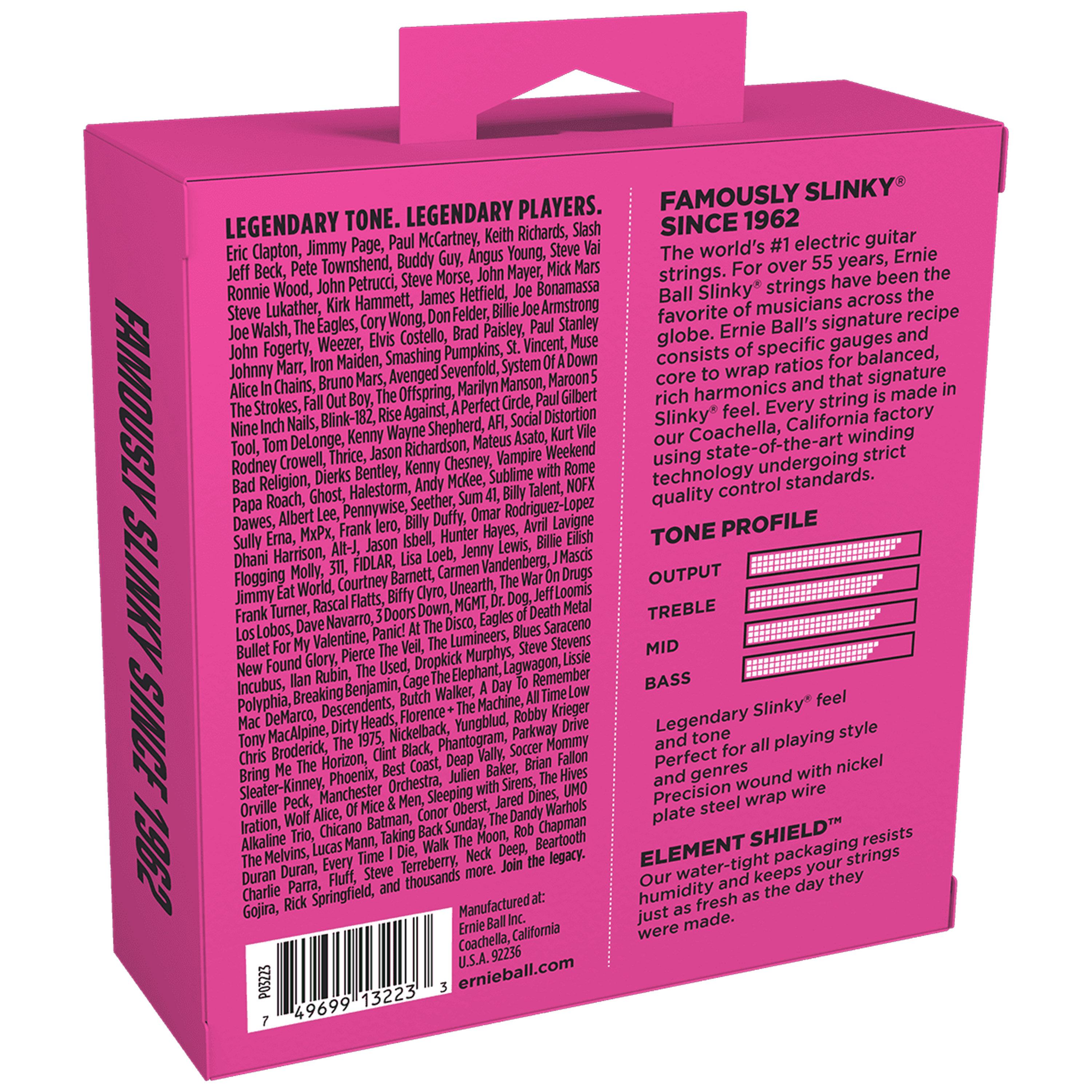 Ernie Ball P03223 Super Slinky Pack 3 - Cordes guitare SonoVente.com