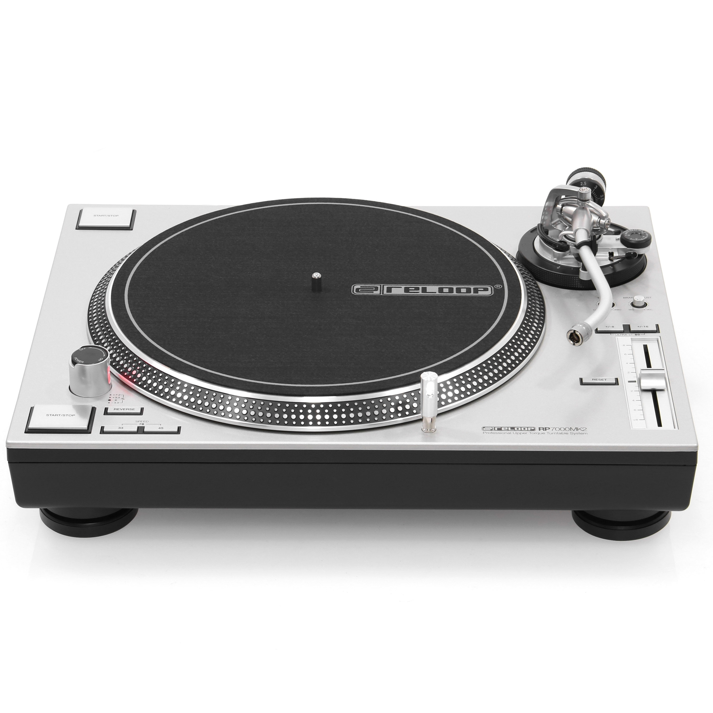 Reloop RP 7000 MK2 Silver - Platine à entrainement direct SonoVente.com
