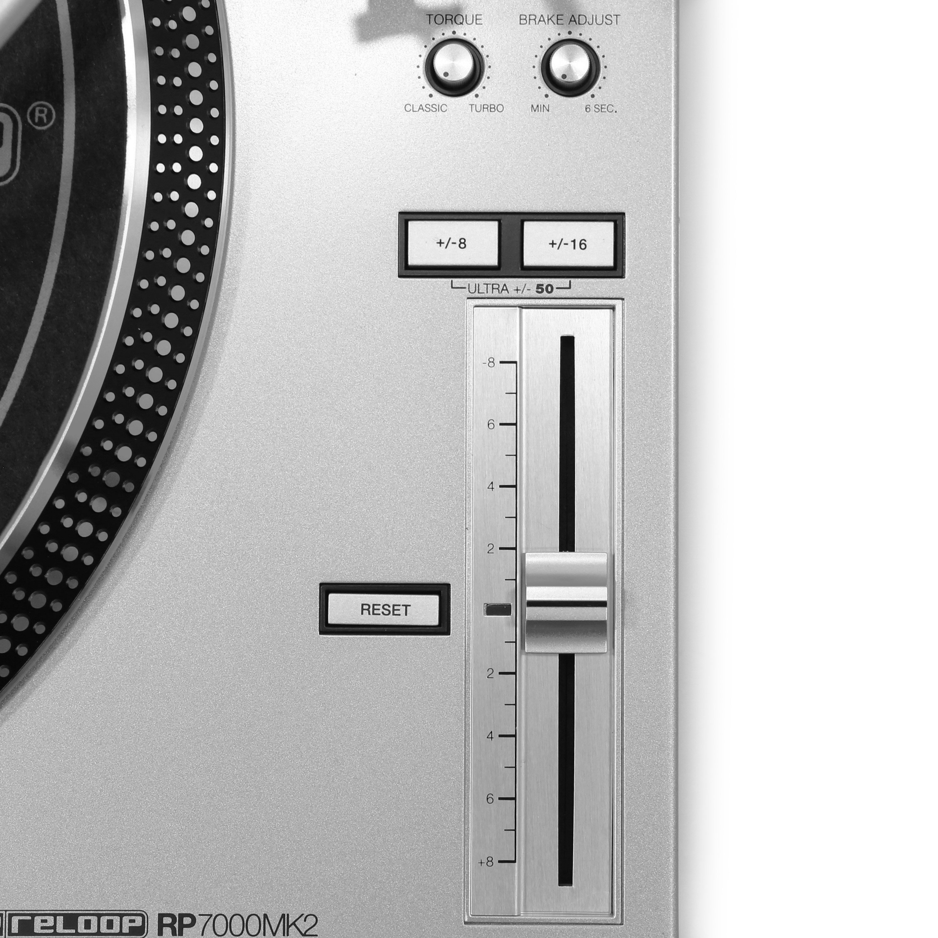 Reloop RP 7000 MK2 Silver - Platine à entrainement direct SonoVente.com
