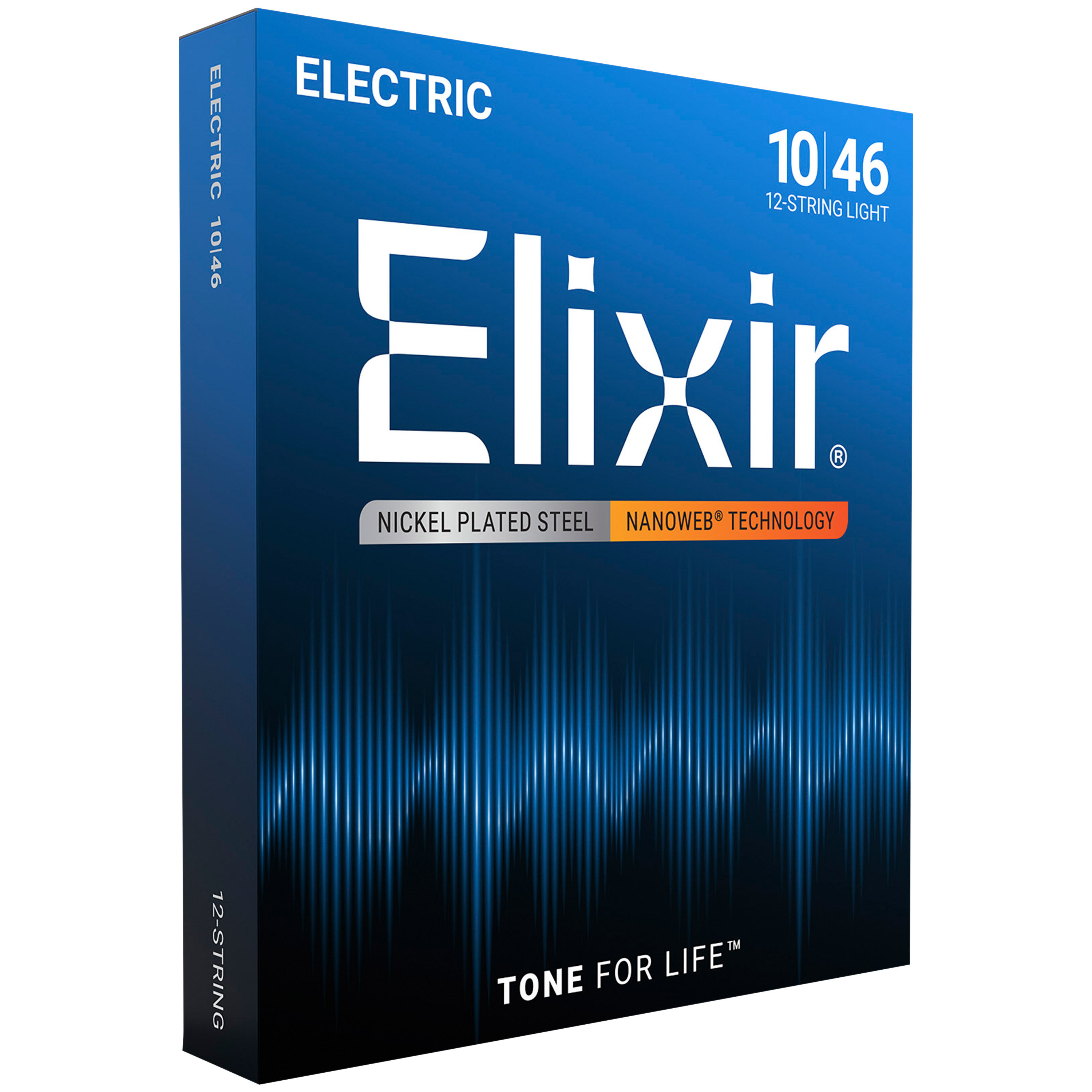 Elixir 12450 Nanoweb 10/46 Light 12-String - Cordes guitare SonoVente.com