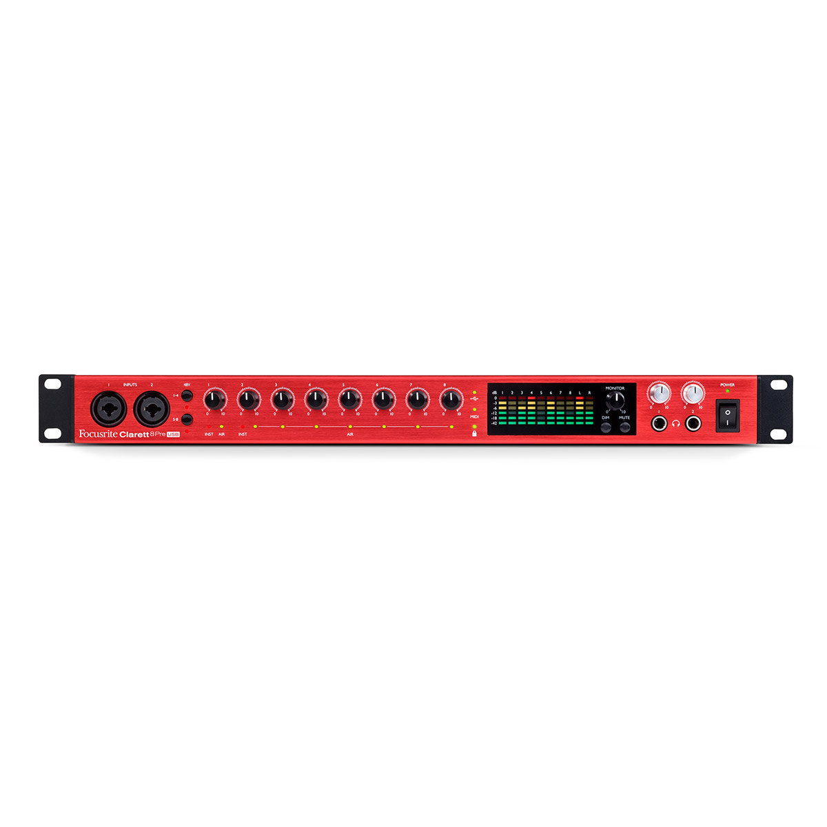 Focusrite Clarett 8Pre USB - Carte son SonoVente.com