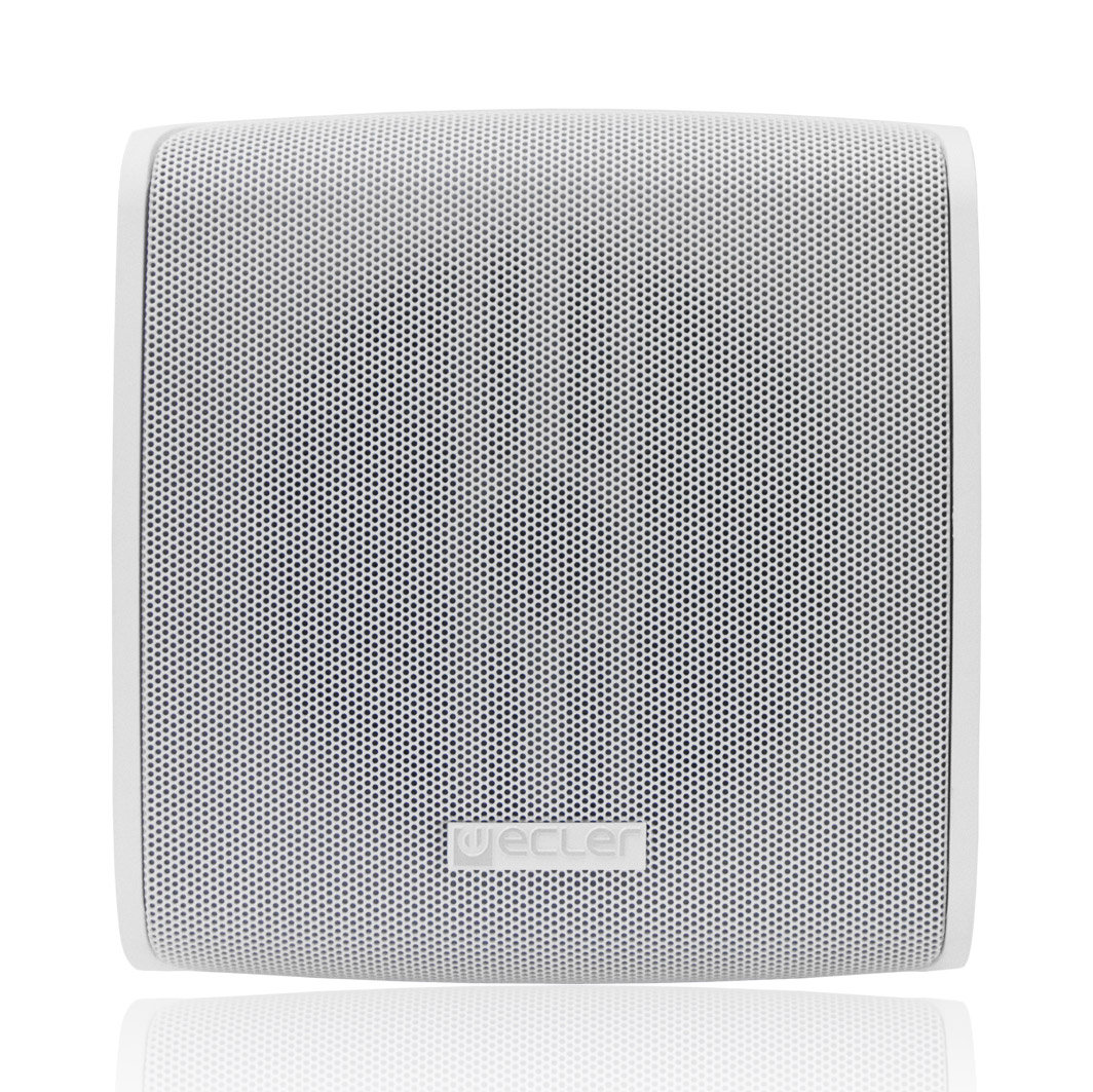 Ecler eMOTUS 5 OD WHITE (la paire) - Enceinte 100 V public adress ...