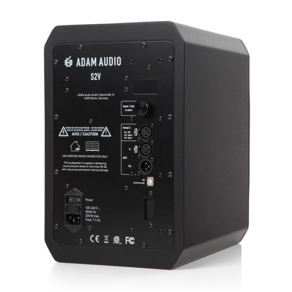 Adam Audio S2V (la pièce) - Enceinte de monitoring SonoVente.com