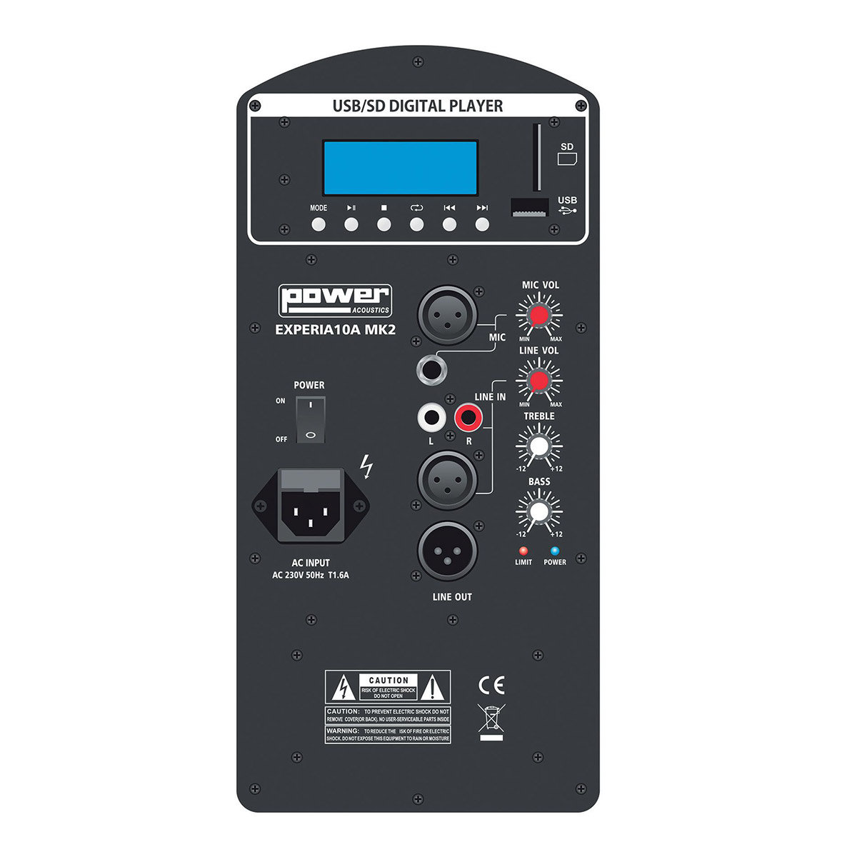 Power Acoustics EXPERIA 10A MK2 - Enceinte amplifiée SonoVente.com