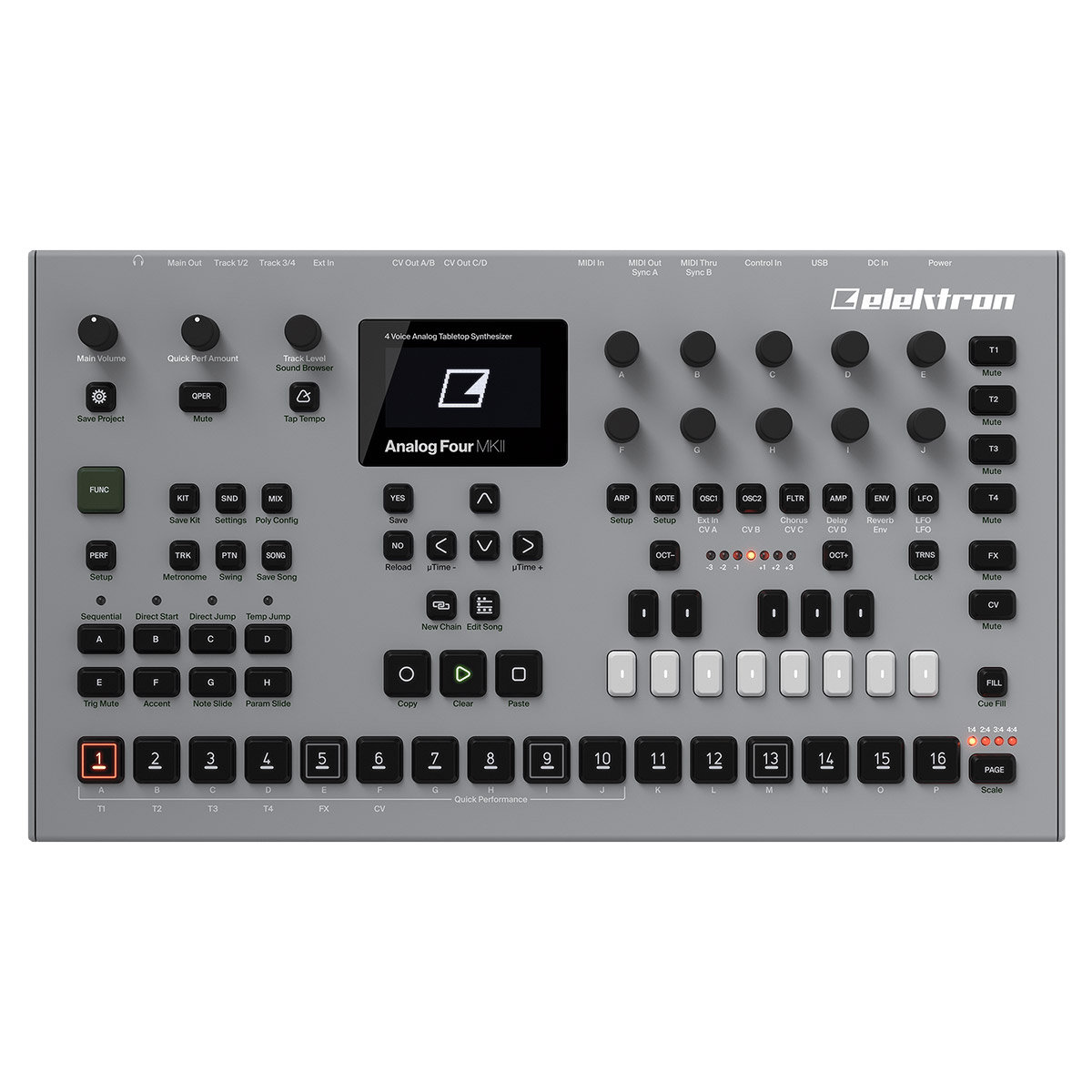 Elektron Analog four MKII - Sampler / grooveBox SonoVente.com
