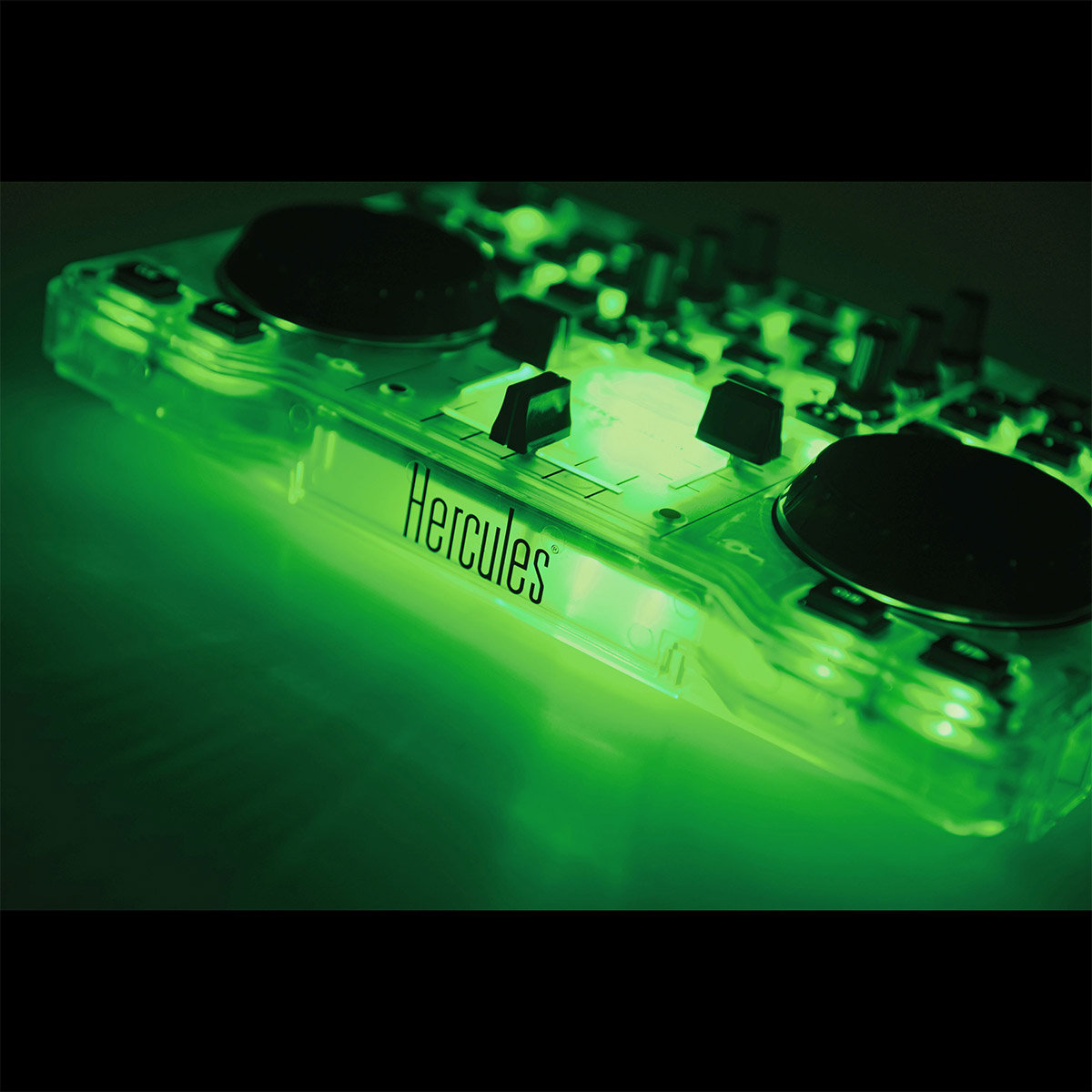 Hercules DJ DJ Control Glow Green - Contrôleur DJ USB SonoVente.com