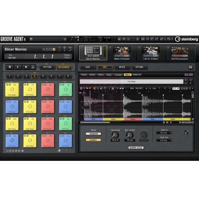 Steinberg Groove Agent 4 - Logiciel instruments virtuels SonoVente.com