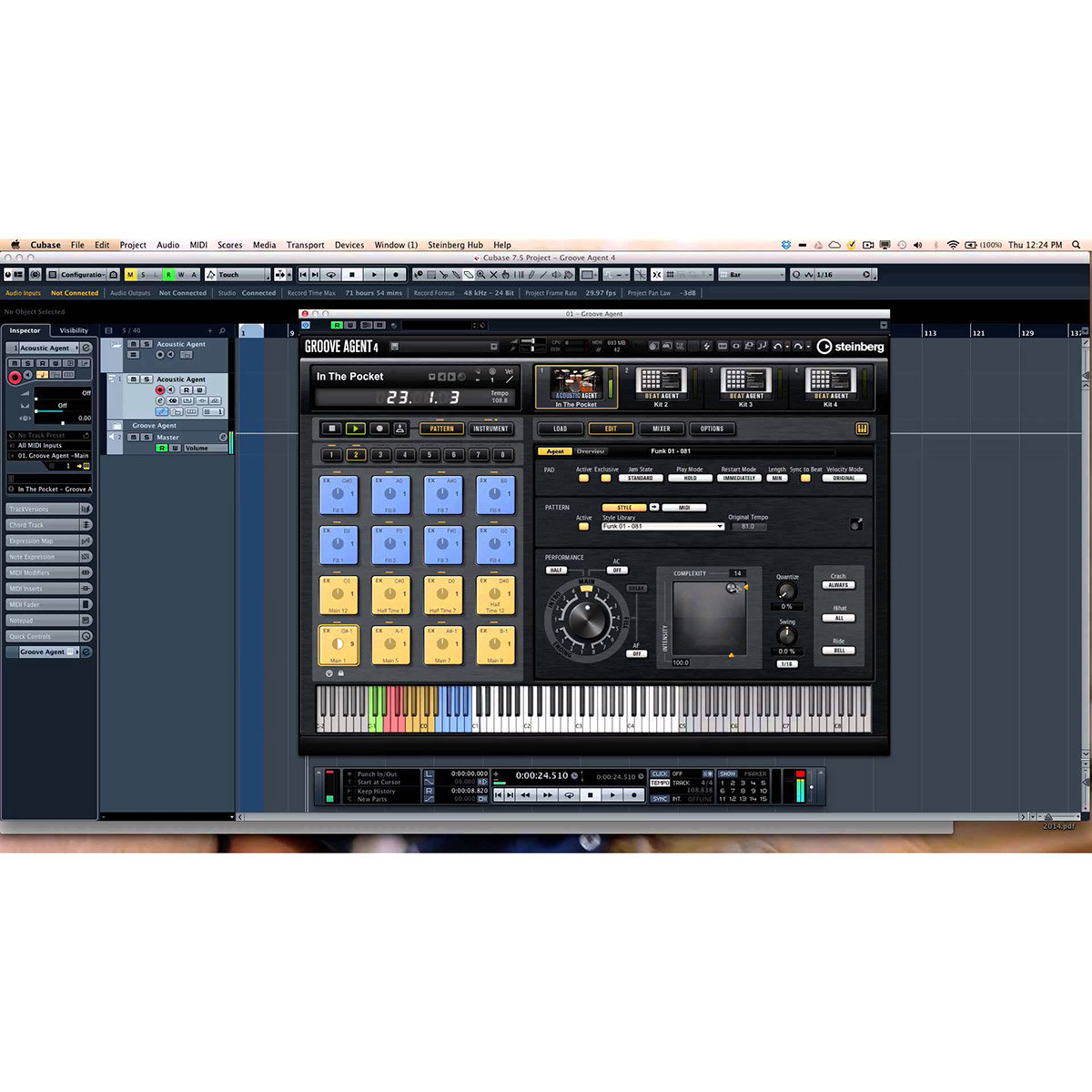 Steinberg Groove Agent 4 - Logiciel instruments virtuels SonoVente.com