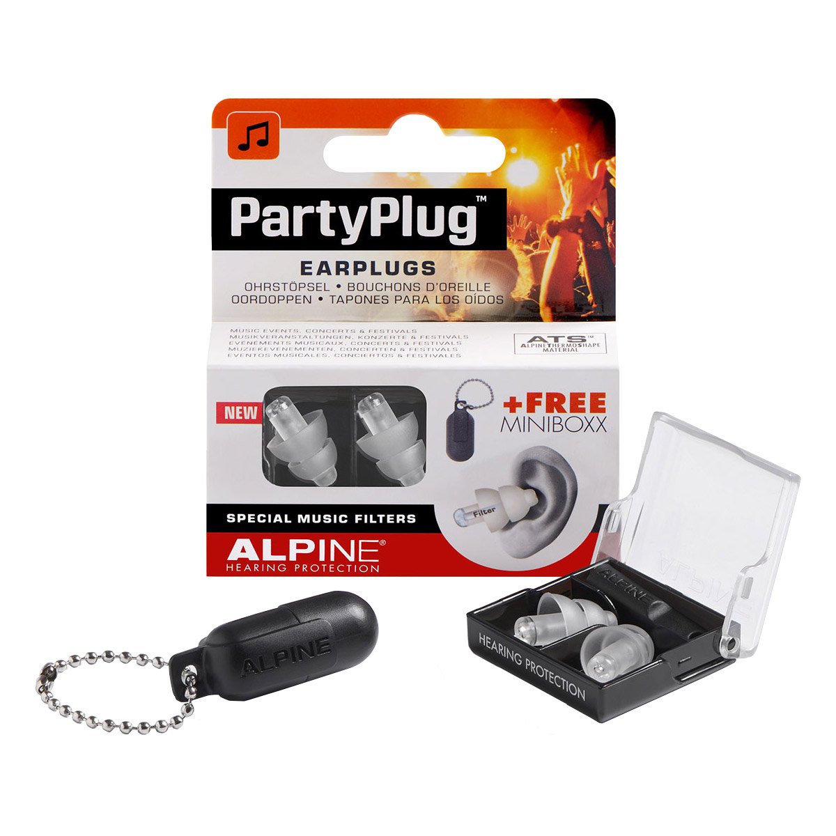 Alpine Party Plug White - Protections auditives SonoVente.com