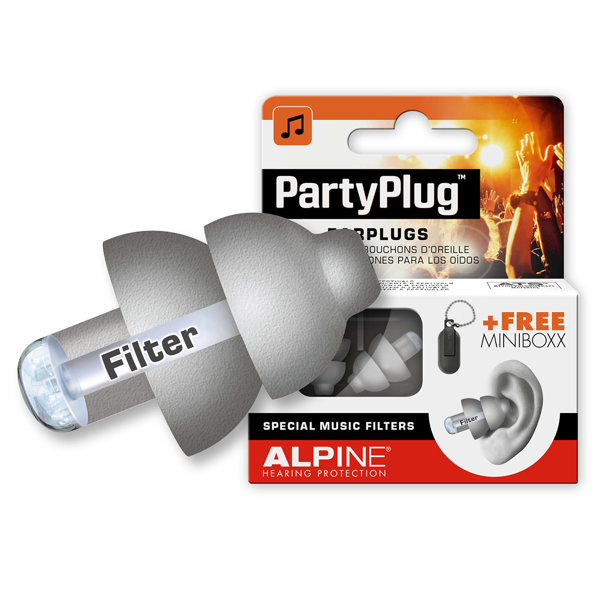 Alpine Party Plug White - Protections auditives SonoVente.com