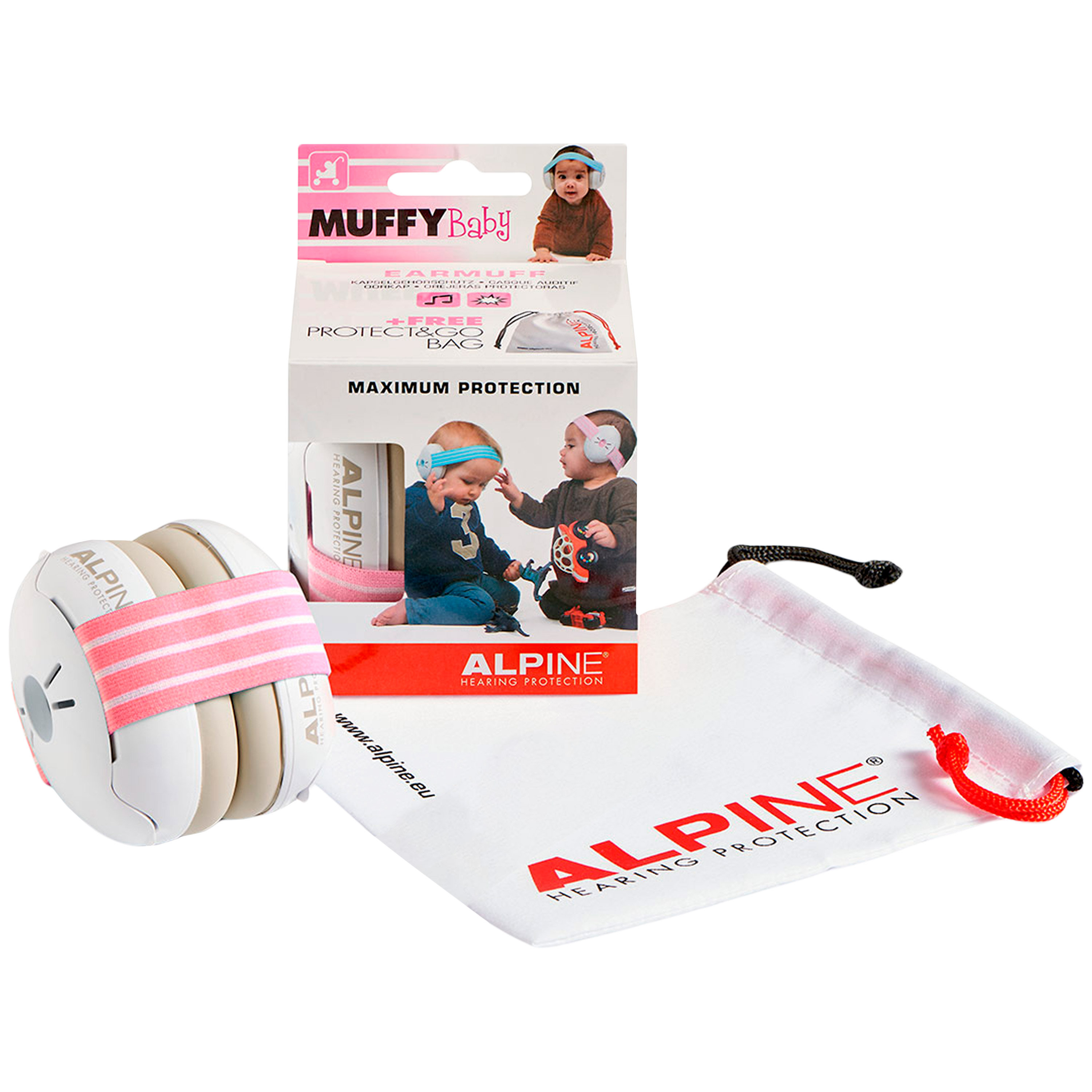 Alpine Muffy Baby Pink - Protections auditives SonoVente.com