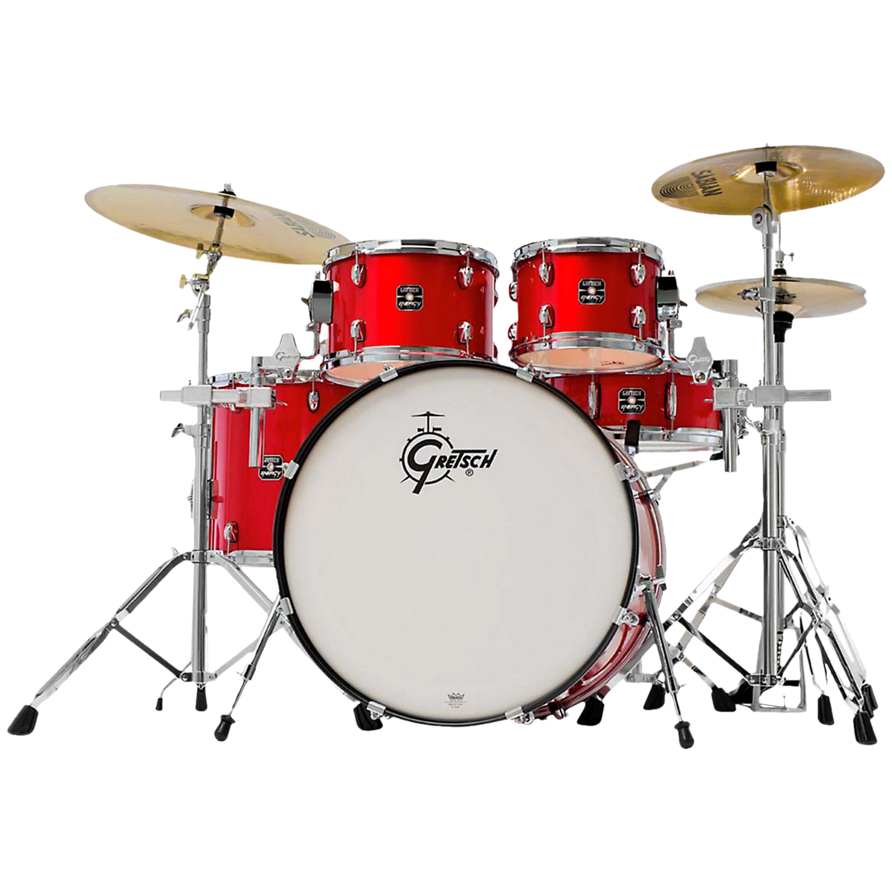 Gretsch Drums Set Energy Red 20 - Fusiebatterij SonoVente.com - nl