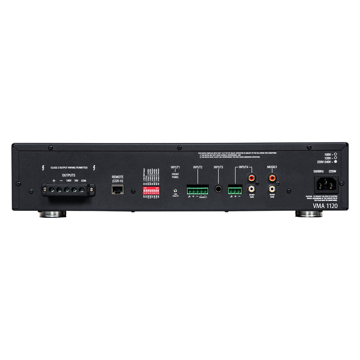 JBL VMA 1120 - Ampli-préampli 100 V public adress SonoVente.com