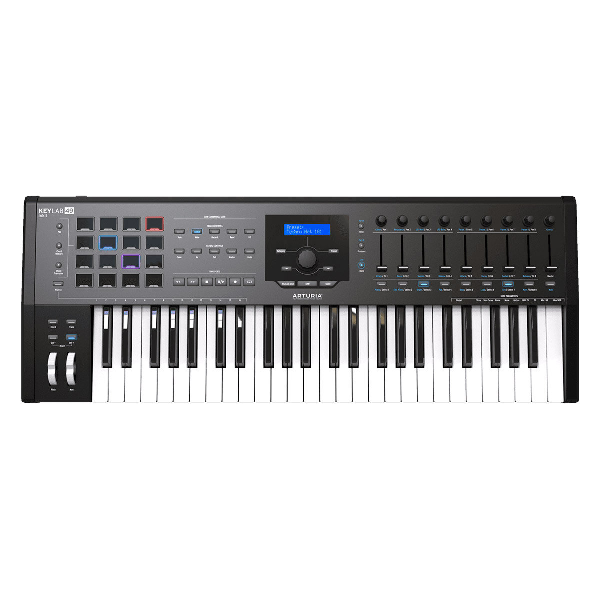 Arturia KeyLab MkII 49 Black - Clavier maître SonoVente.com