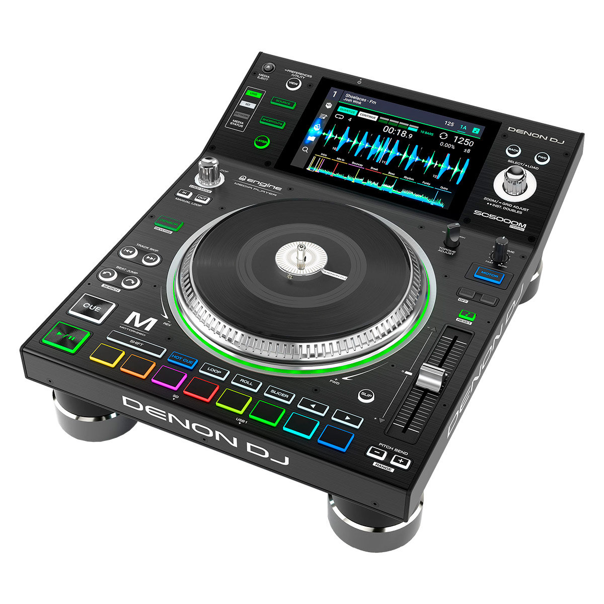 Denon DJ SC5000M Prime - Platine CD MP3 à plat SonoVente.com