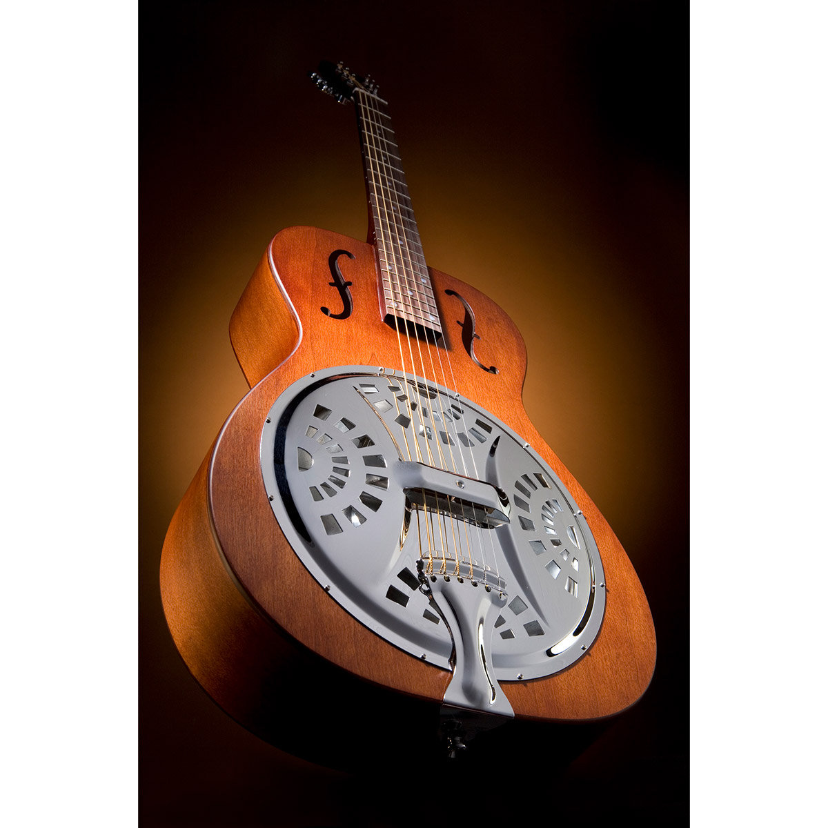 Epiphone Dobro Hound Dog Round Neck Vintage Brown - Guitare resonator ...