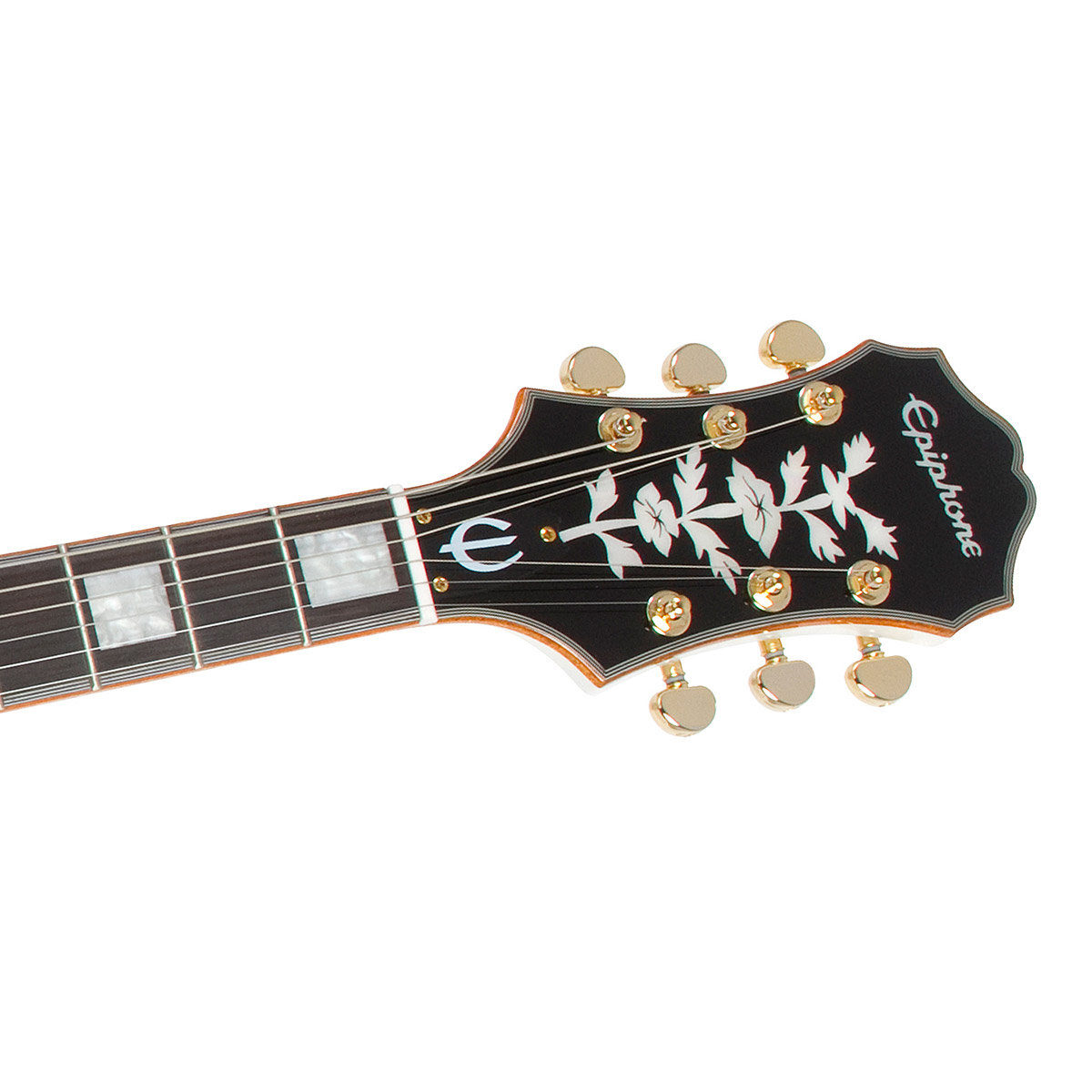 Epiphone EMPEROR SWINGSTER Royale Pearl White - Guitare demi-caisse ...