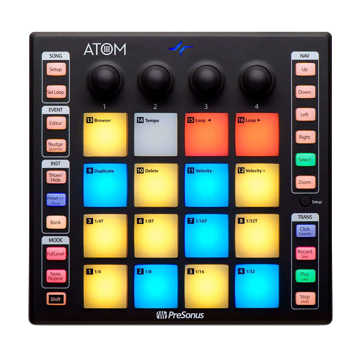 Presonus ATOM - Contrôleur Remix et Production SonoVente.com