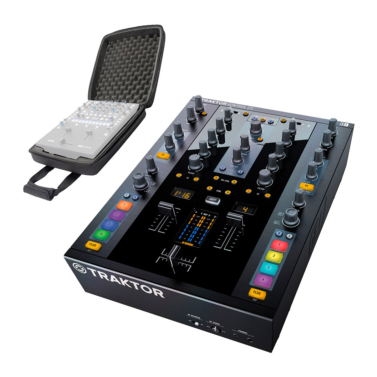 Native Instruments Kontrol Z2 + CTRL Case Battle Mixer - Table de ...