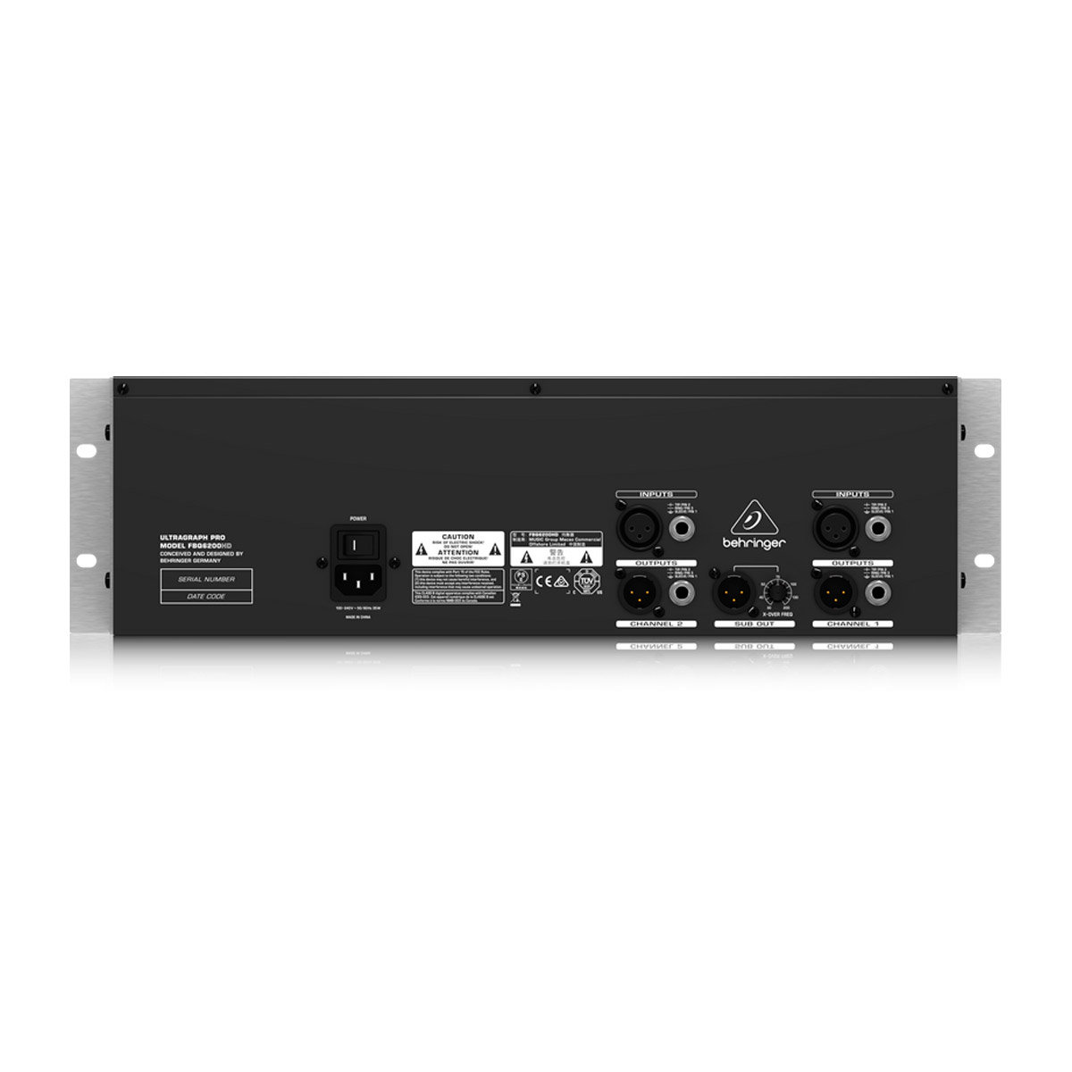 Behringer FBQ6200HD ULTRAGRAPH PRO - Équaliseur et anti-larsen ...