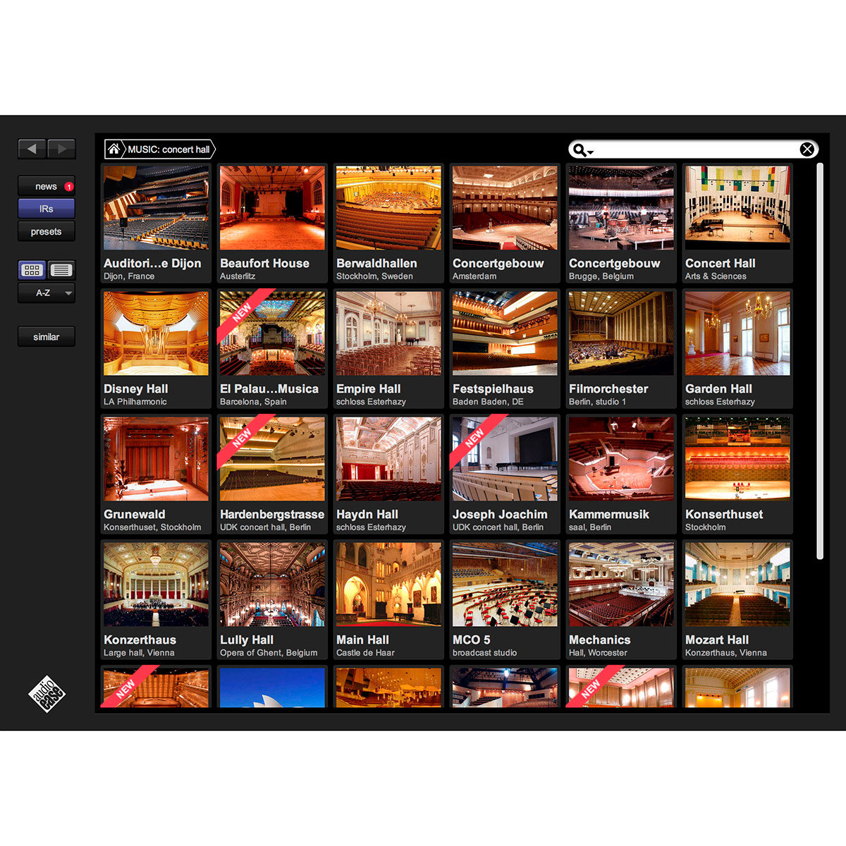 Audio Ease Altiverb 8 XL - Logiciel plugins d'effets SonoVente.com