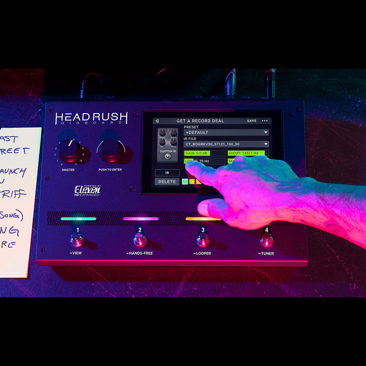 Headrush Gigboard : Effets Guitare Electrique HeadRush - SonoVente.com