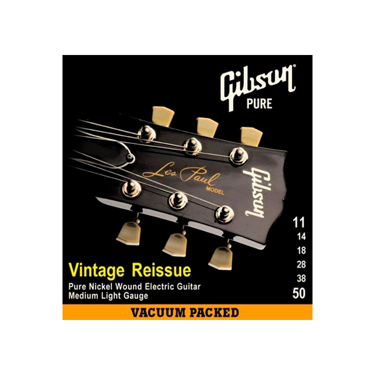 Gibson Vintage Reissue Electric Strings Medium Lights 11/50 - Cordes ...