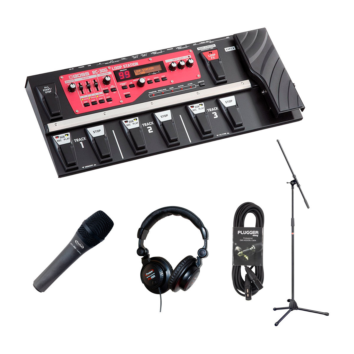 RC-300 Pack Deluxe : Effets Guitare Electrique Boss - SonoVente.com