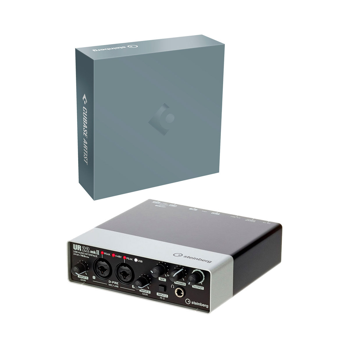 Steinberg UR22 mk2 + Cubase Artist 10 upgrade AI - Carte son SonoVente ...
