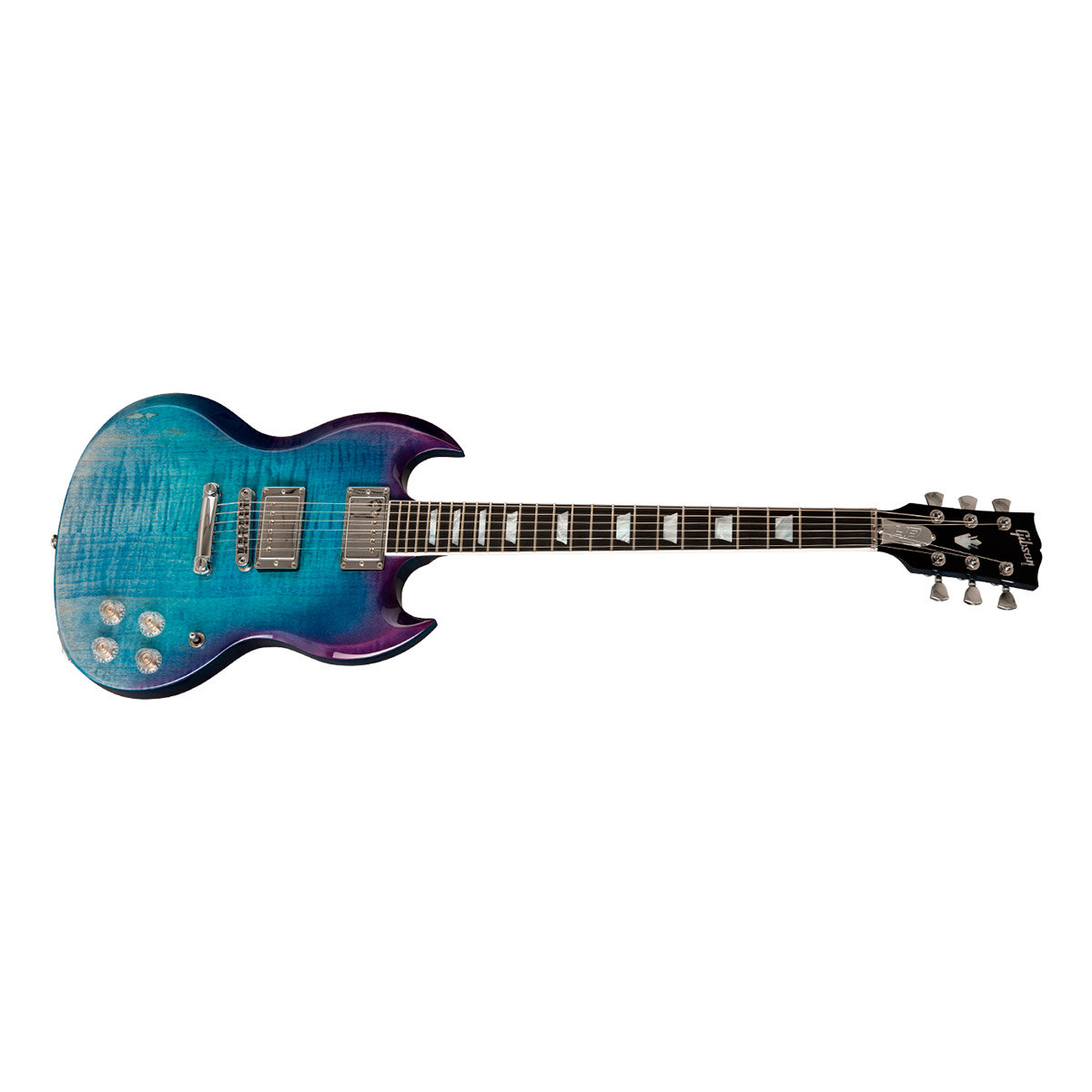 Gibson SG High Performance 2019 Blueberry - Guitare Double Cut ...