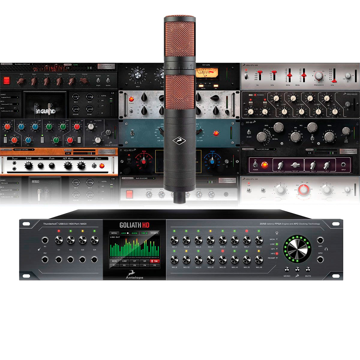 Antelope Audio Bundle Goliath HD + Edge Quadro - Carte son SonoVente.com