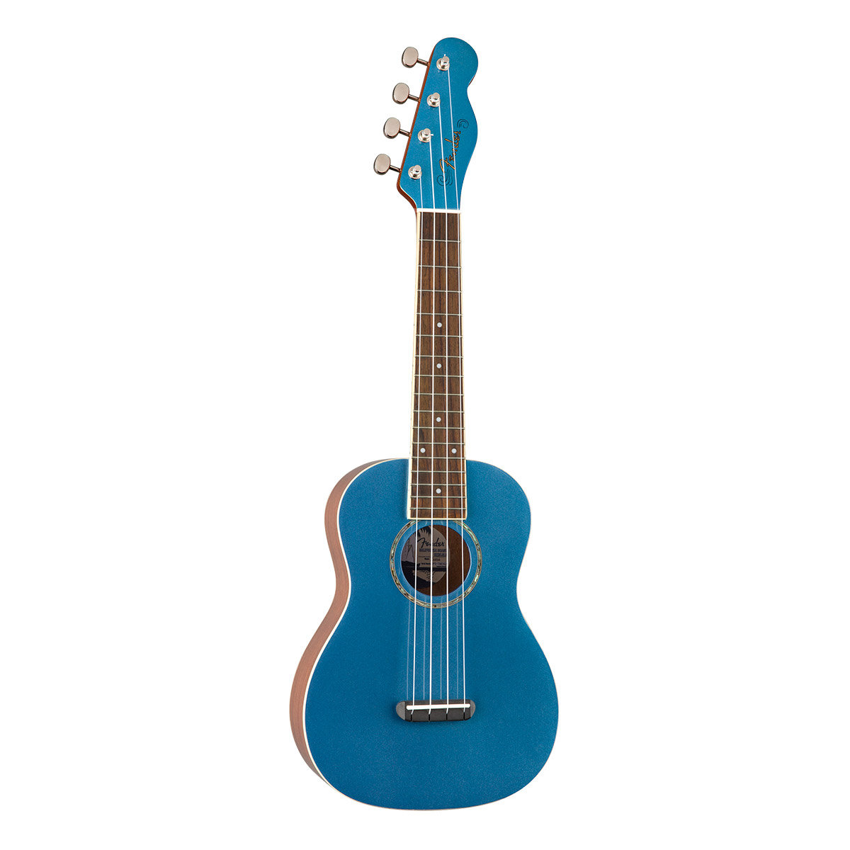 Fender Zuma Classic Concert Uke Lake Placid Blue - Ukulélé SonoVente.com