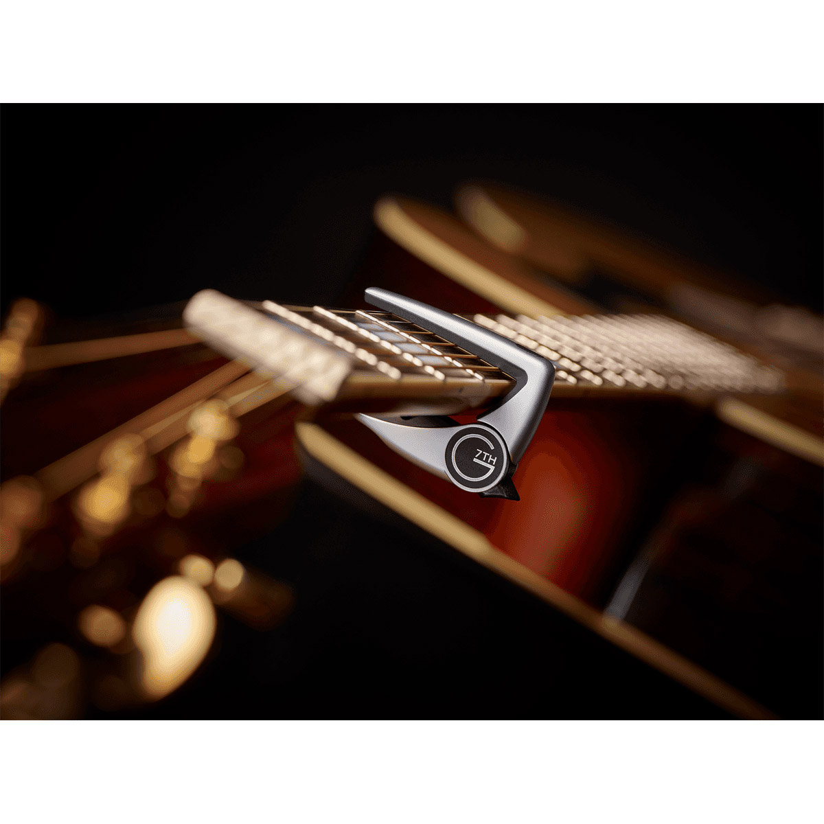 G7th C51010 Silver acoustique/électrique - Capodastre SonoVente.com