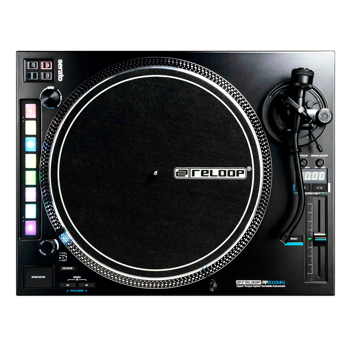 Reloop RP-8000 MK2 Bundle - Platine à entrainement direct SonoVente.com