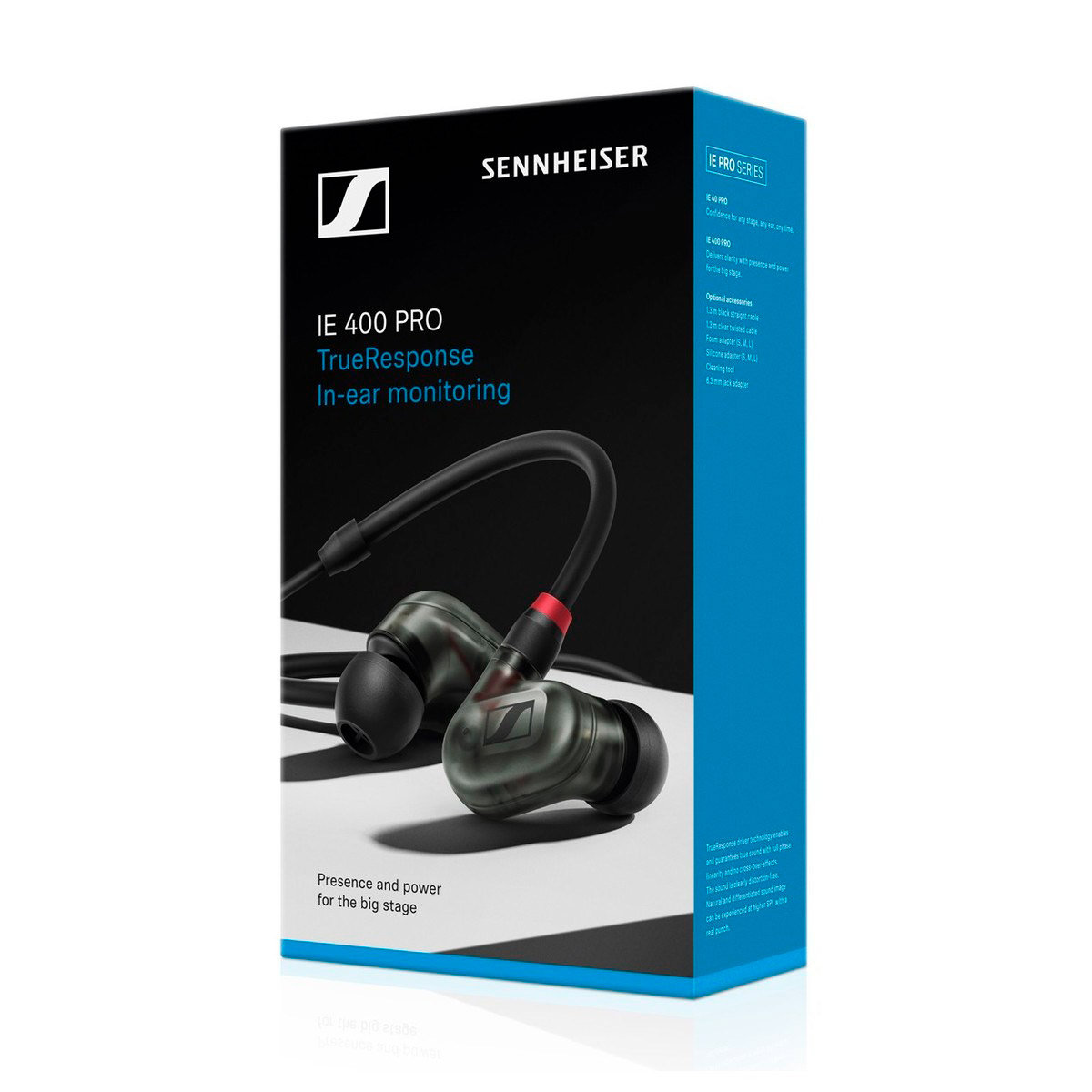 Sennheiser IE 400 PRO SMOKY BLACK - Système ear monitor SonoVente.com