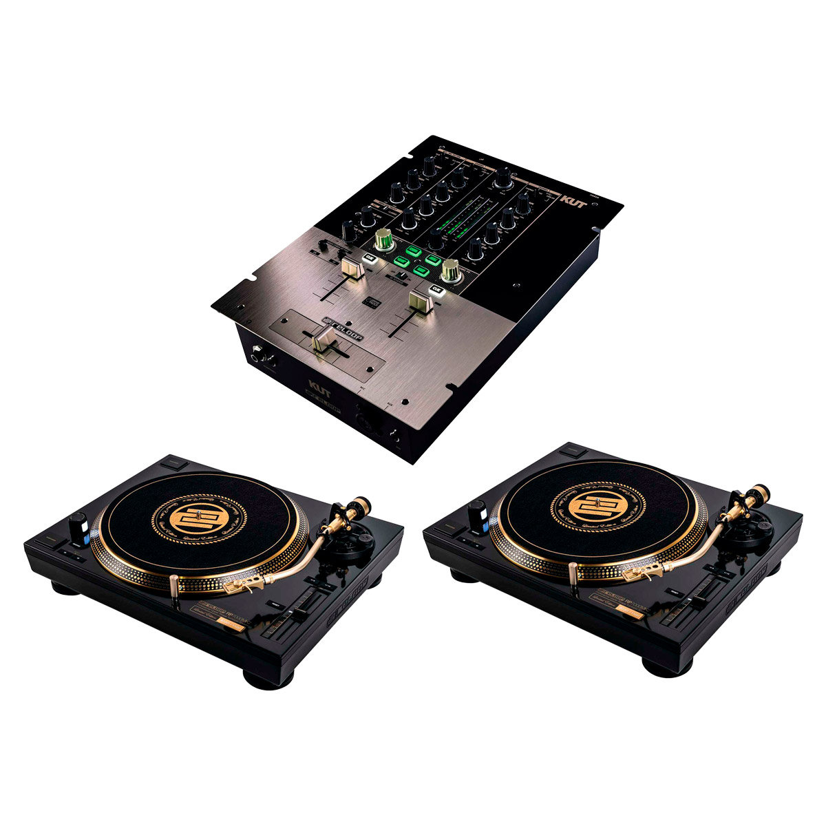 Reloop RP 7000 MK2 Gold + Kut Pack - Platine à entrainement direct ...