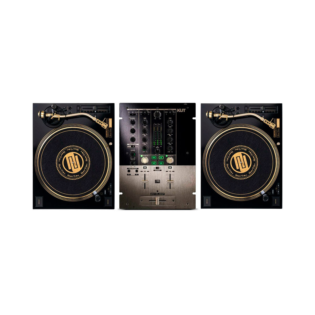 Reloop RP 7000 MK2 Gold + Kut Pack - Platine à entrainement direct ...