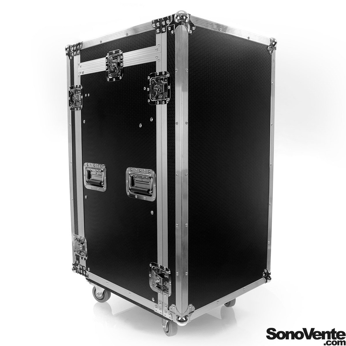 Plugger Case Flight case Mixer/Rack 16U roller - 19 Case SonoVente.com - en