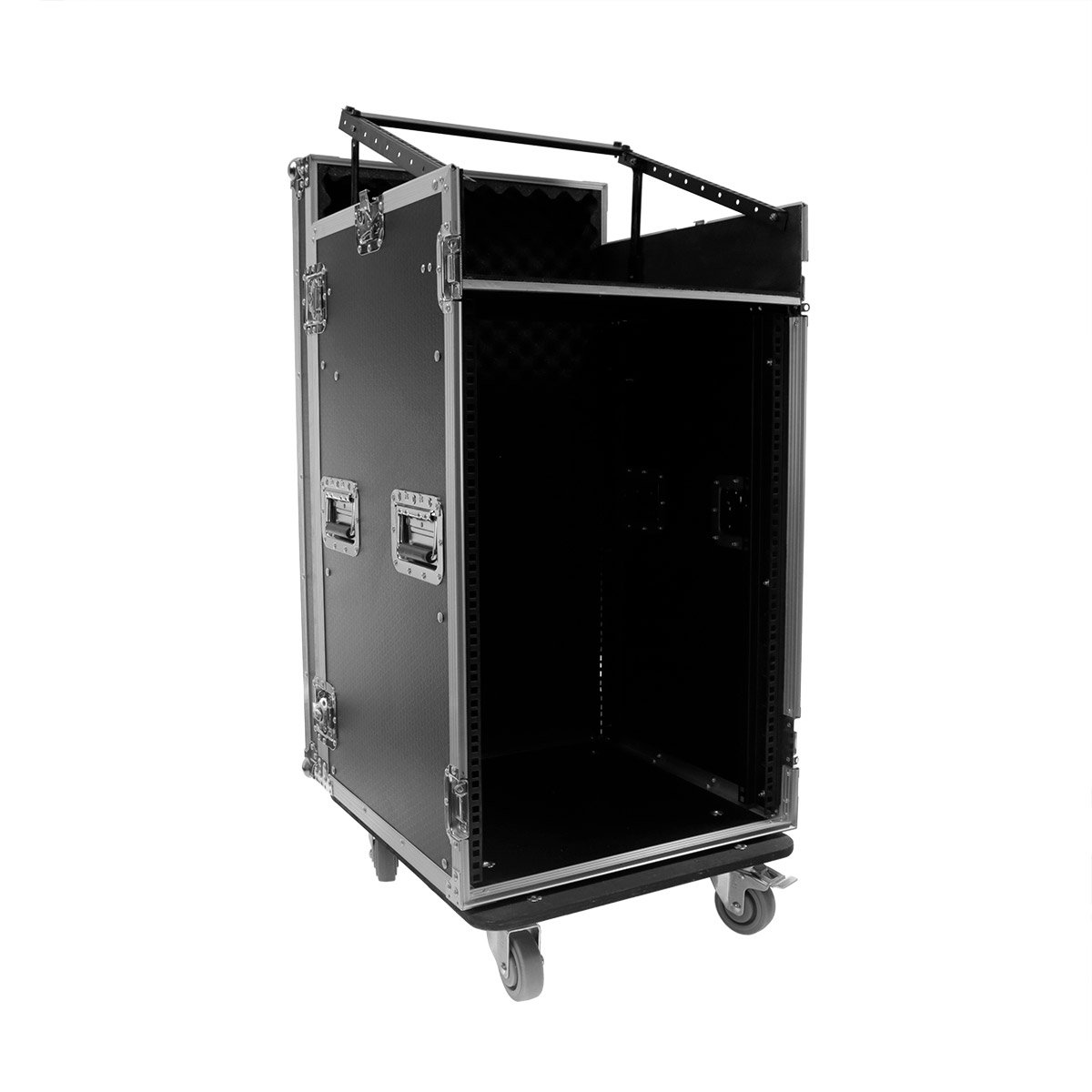 Plugger Case Flight case Mixer/Rack 16U roller - Flight 19 SonoVente.com