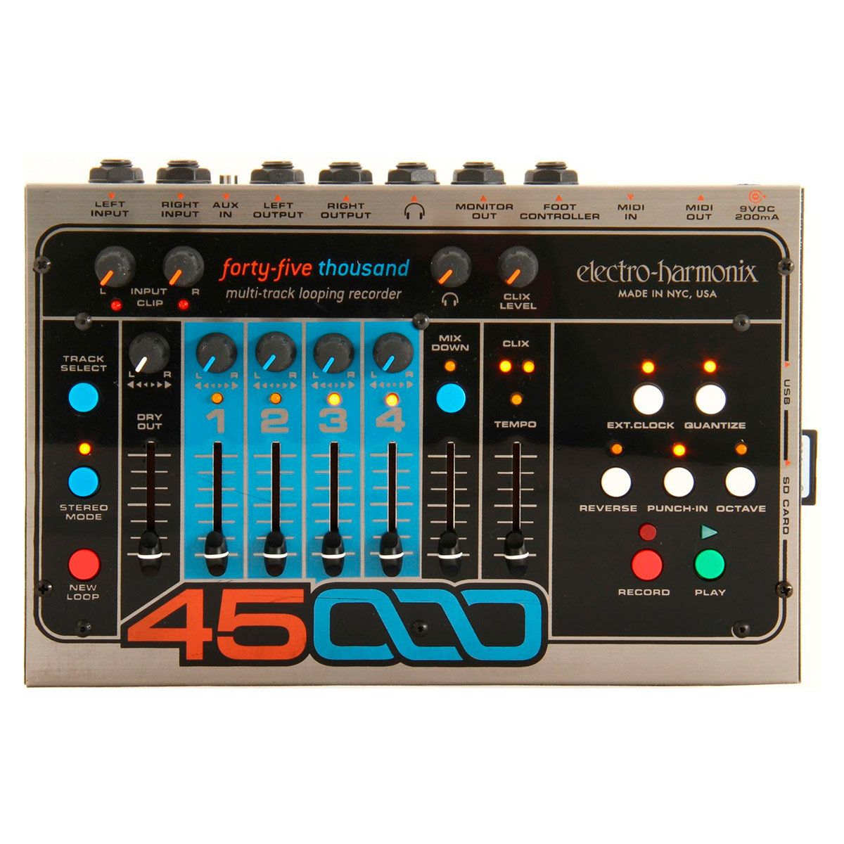 Electro Harmonix 45000 Multi track Looping Recorder - Effets guitare ...