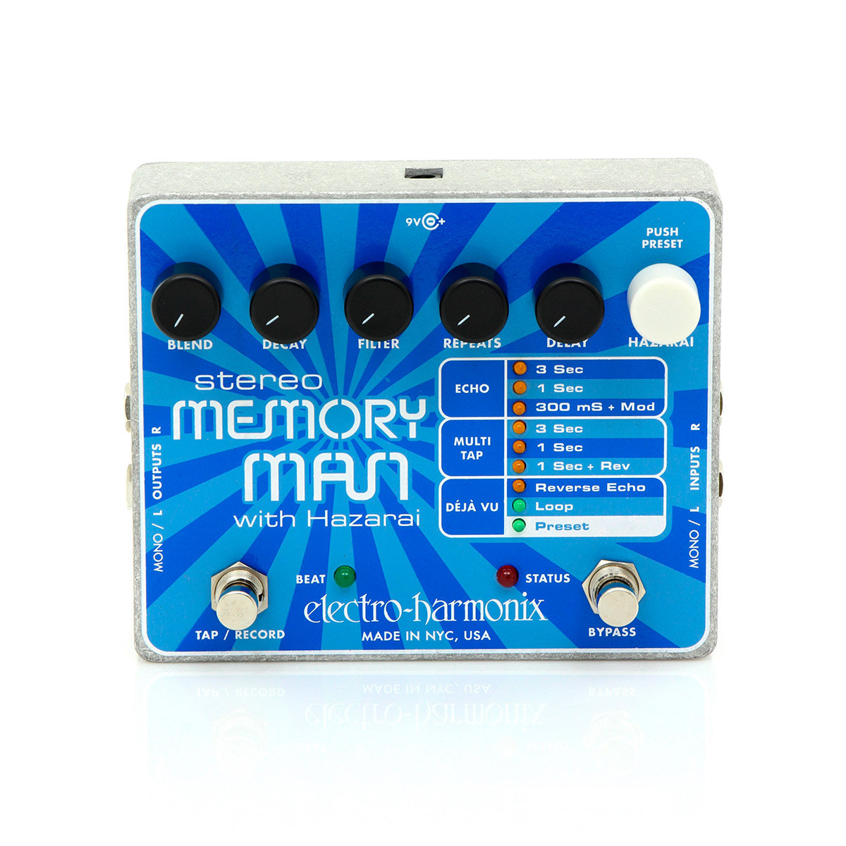 Electro Harmonix Stereo Memory Man with Hazarai - Effets guitare ...