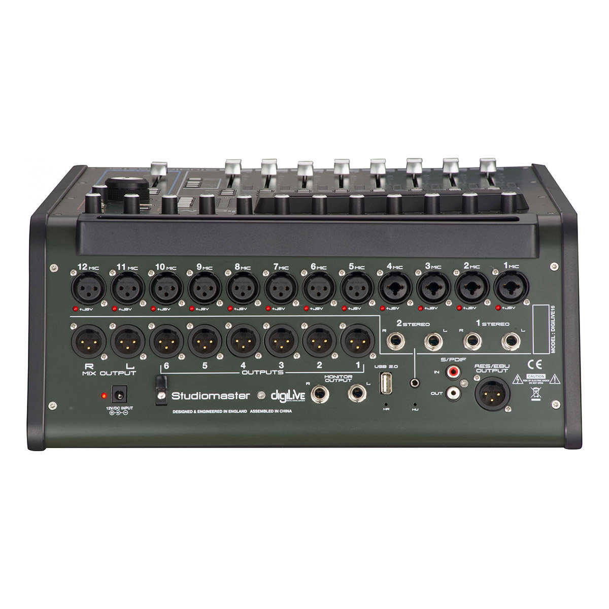 Studiomaster Digilive 16 - Console de mixage numérique SonoVente.com