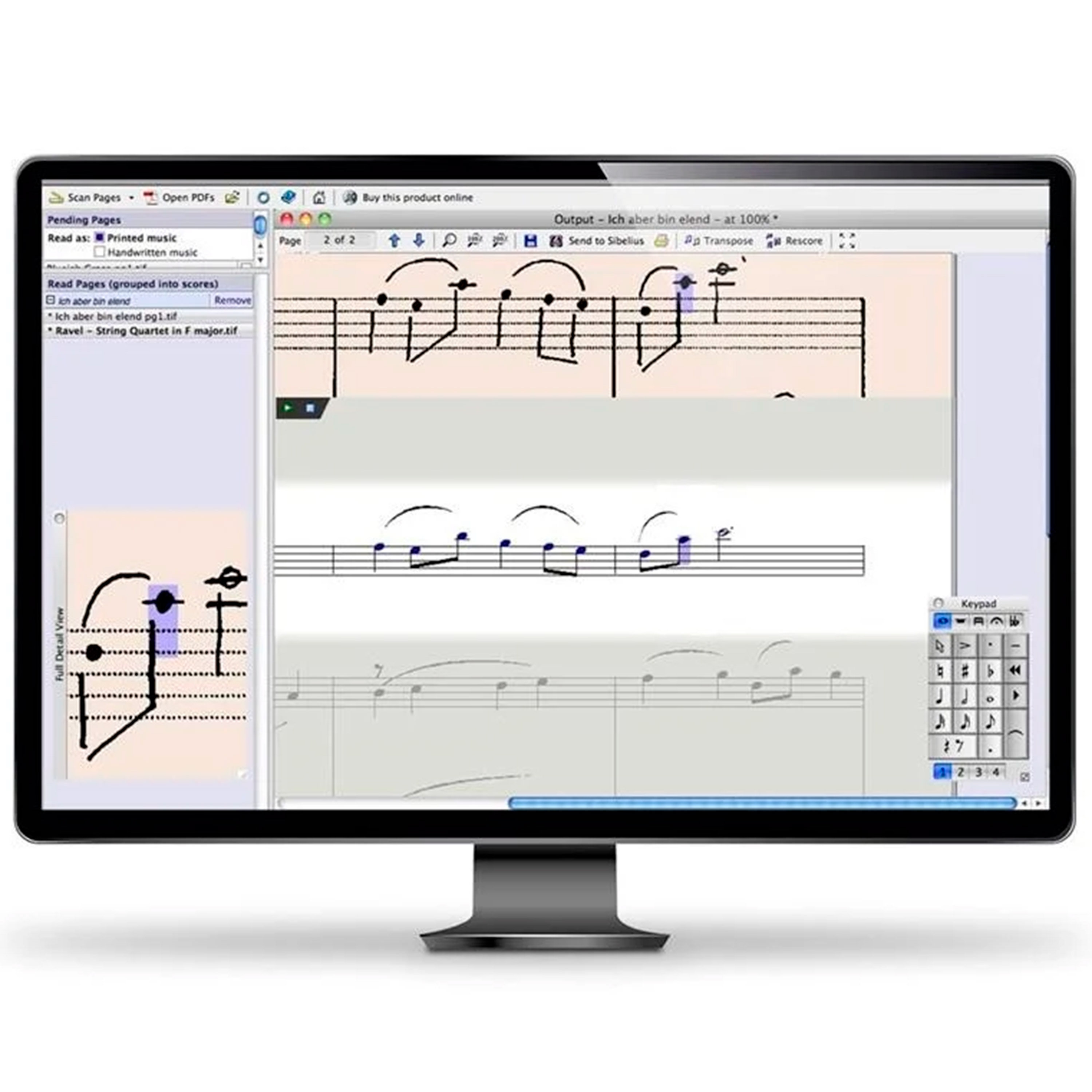 AVID Notation Sibelius Ultimate Perp NEW+PhotoScore+NotateMe - Logiciel ...