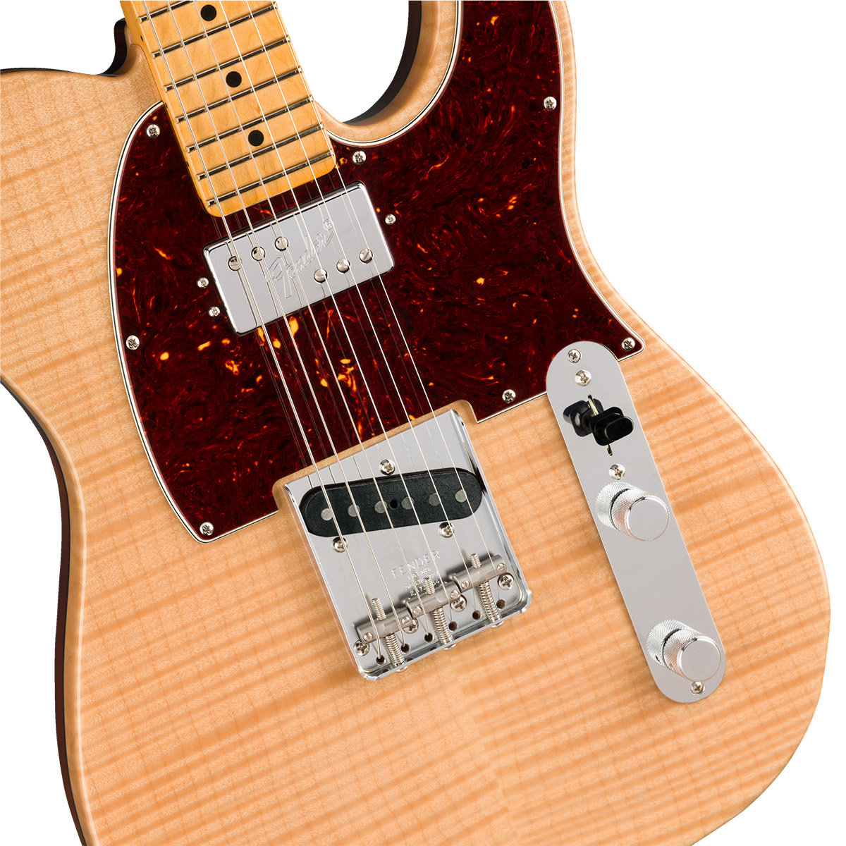 Fender Rarities Chambered Telecaster Flame Maple Top Natural - Guitare ...