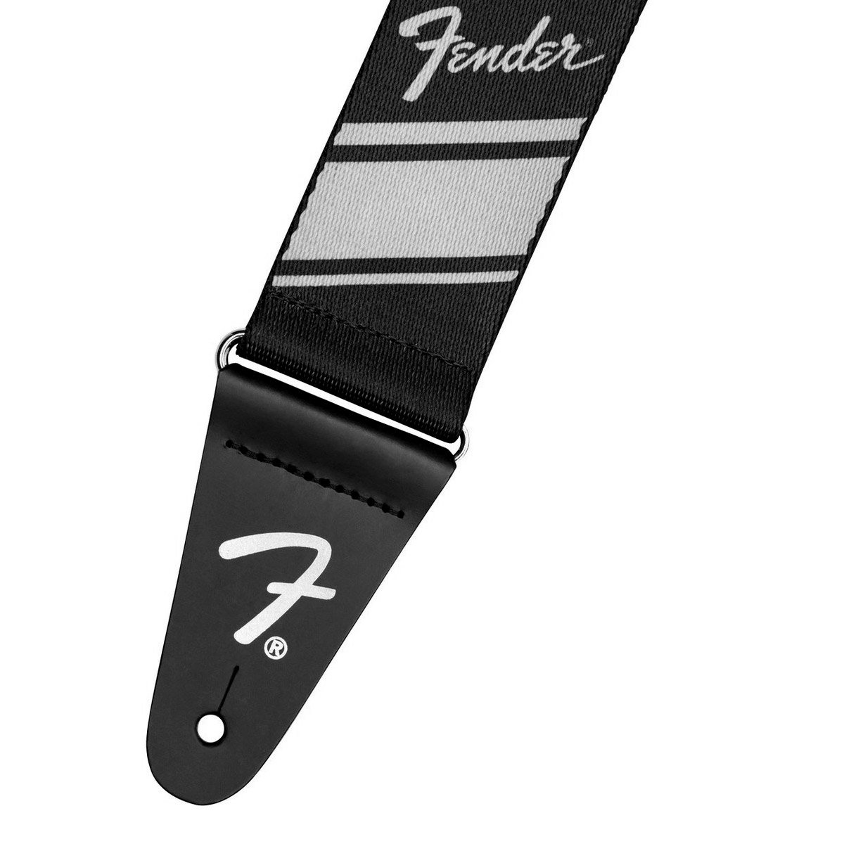 Fender Competition Stripe Strap Silver - Sangle guitare SonoVente.com