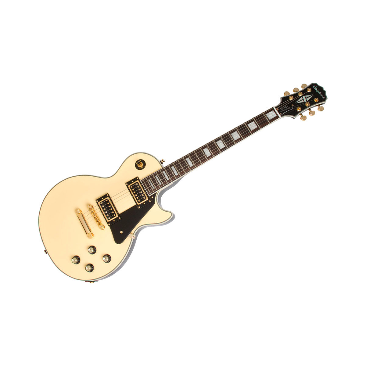 Epiphone Limited Edition Les Paul Custom Blackback PRO Antique Ivory ...