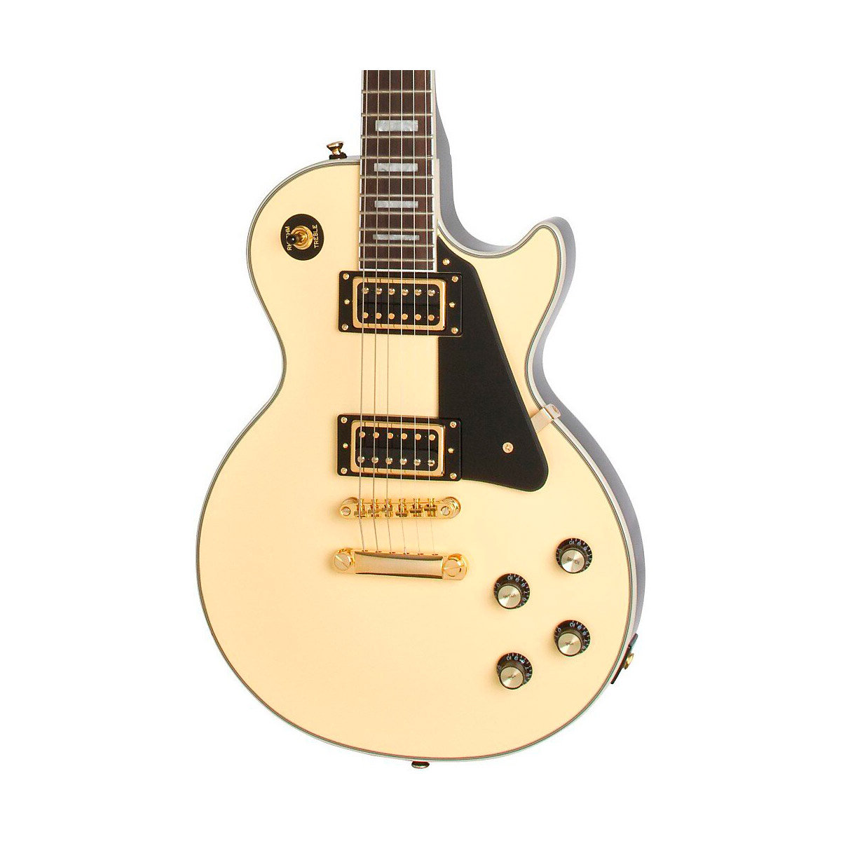 Epiphone Limited Edition Les Paul Custom Blackback PRO Antique Ivory ...